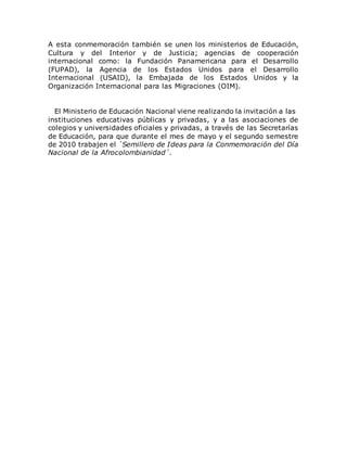 Día internacional del trabajo | DOCX
