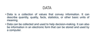 Data analytics for engineers- introduction | PPT