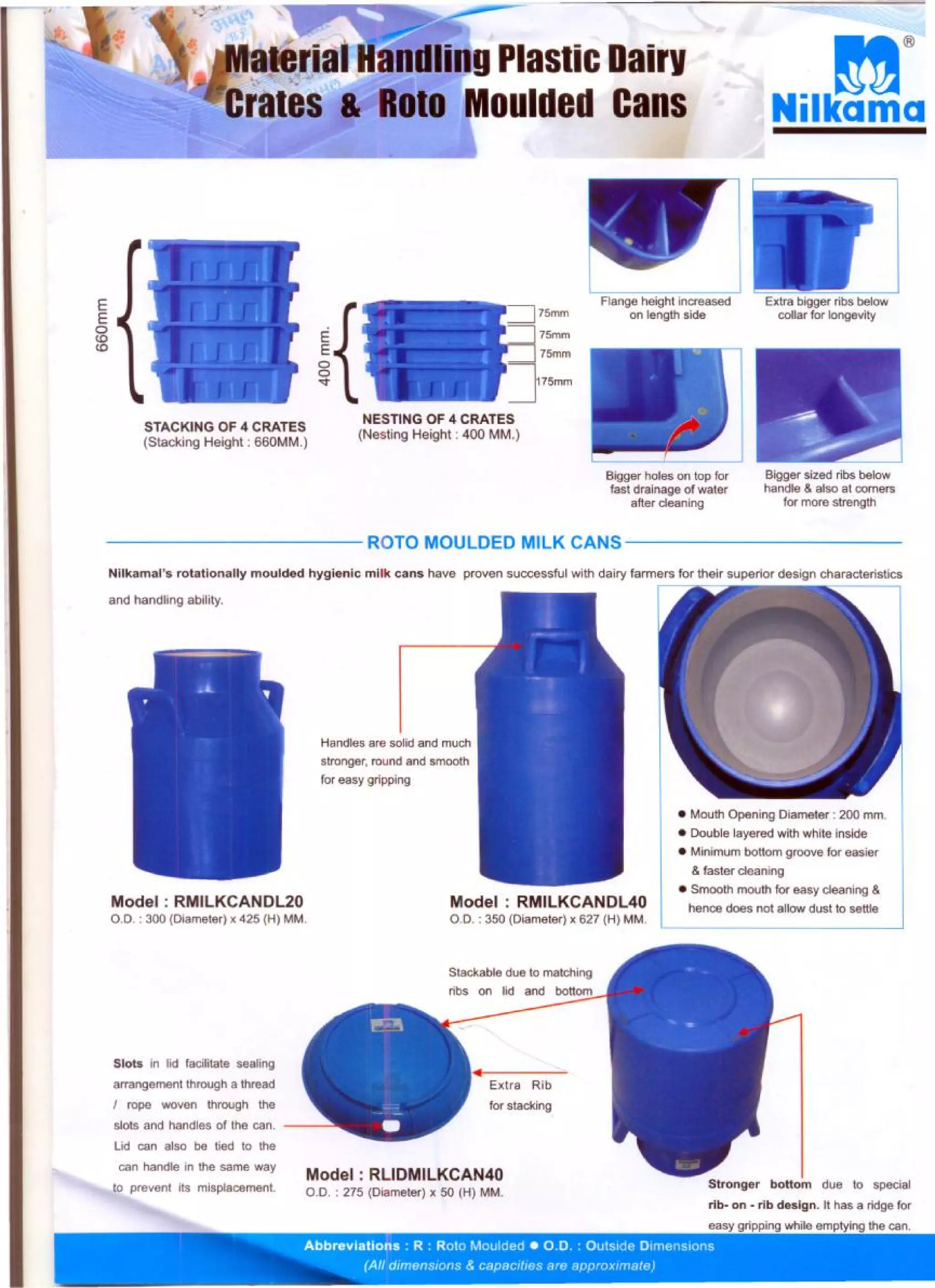 Nilkamal Plastic Dairy Crates | PDF