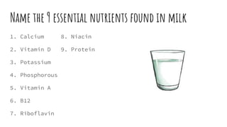 Milk and Milk Products | PPT