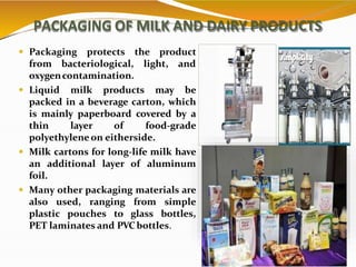 Sensory evolution of dairy products In dairy | PPT