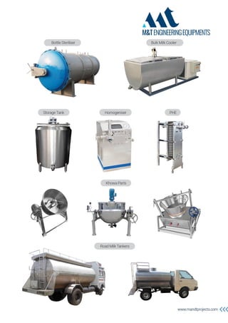 Dairy Plant, Mini Dairy plant, Chilling Center, Ghee Processing Line | PDF