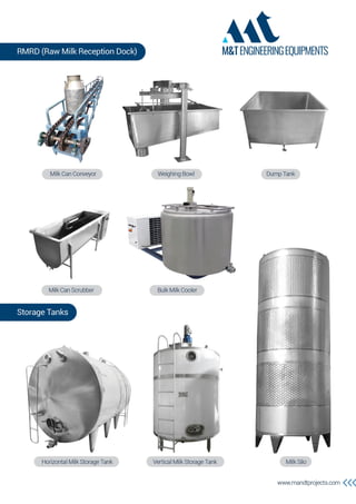 Dairy Plant, Mini Dairy plant, Chilling Center, Ghee Processing Line | PDF