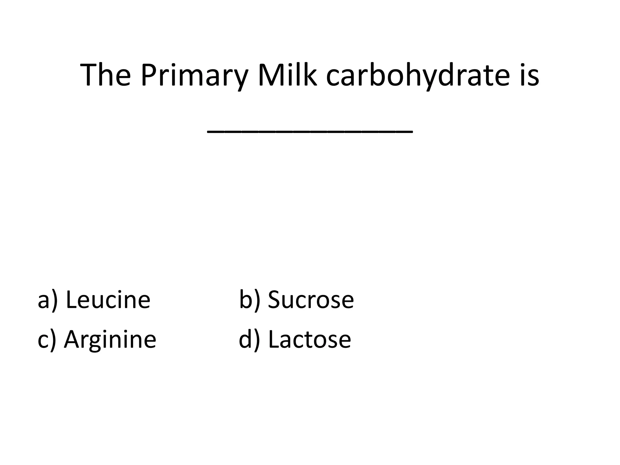 Dairy Chemistry 2. - MCQ question and answer | PPTX