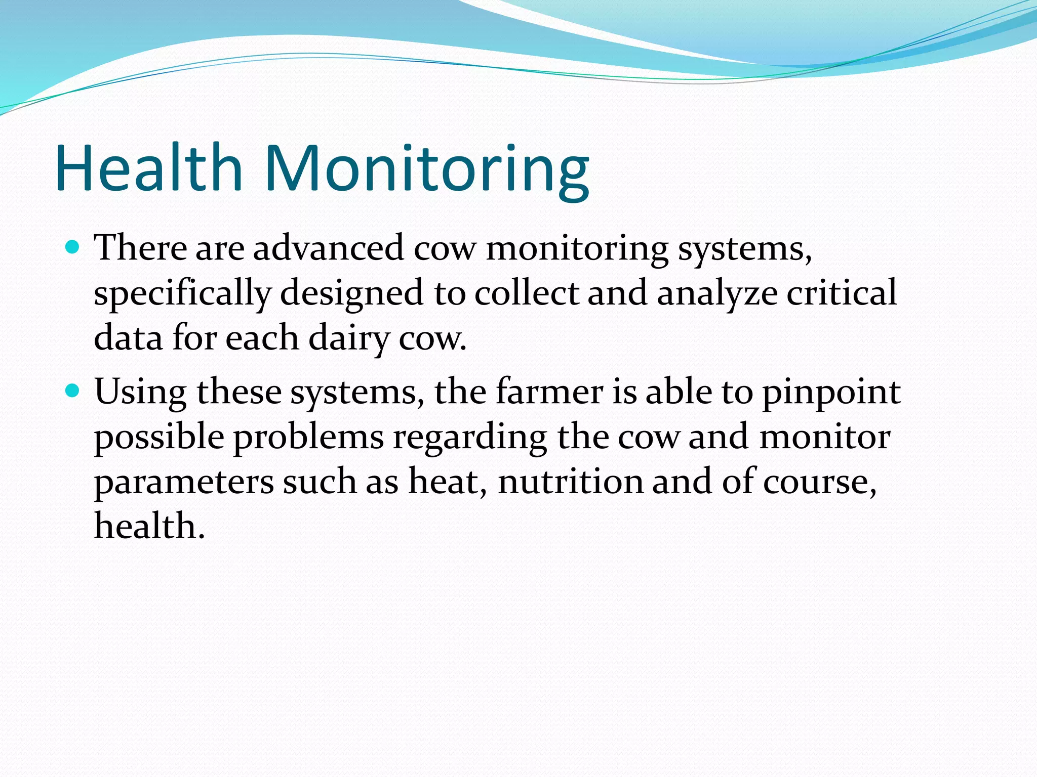 Dairy Cow Health | PPTX