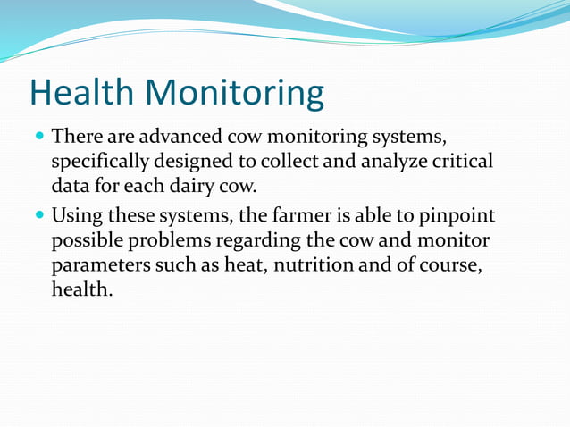 Dairy Cow Health | PPTX | Agriculture | Industries