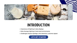 Dairy Display Lighting by Promolux leg lighting | PPT