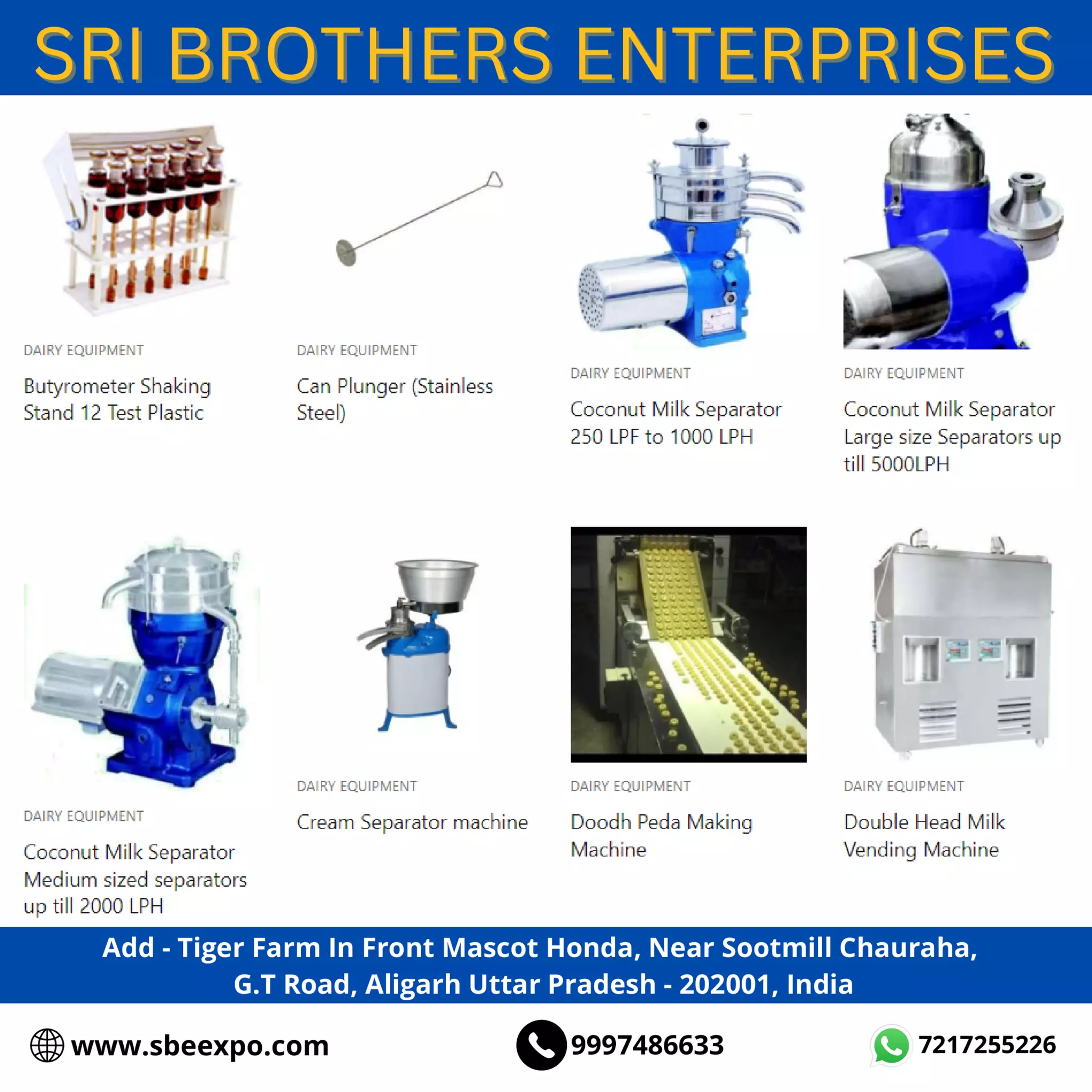 Dairy equipment list | PDF