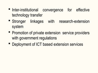 Dairy Extension Services -crtical issues and strategies | PPT