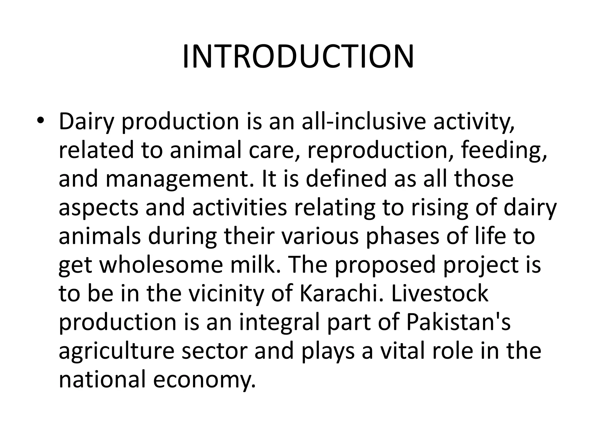 Dairy farm | PPTX
