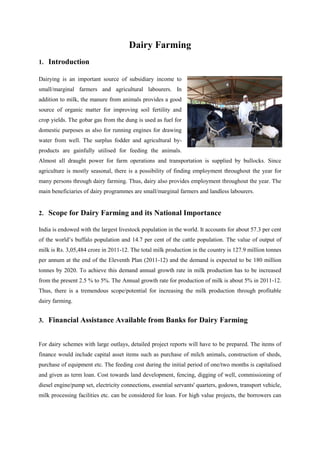 Dairy farming | PDF