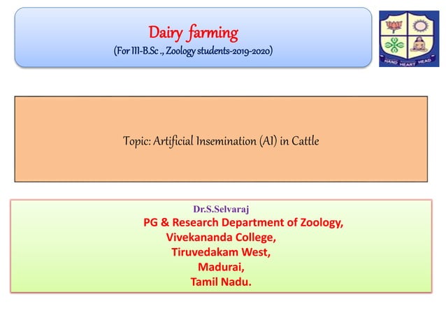 Dairy farming | PPT