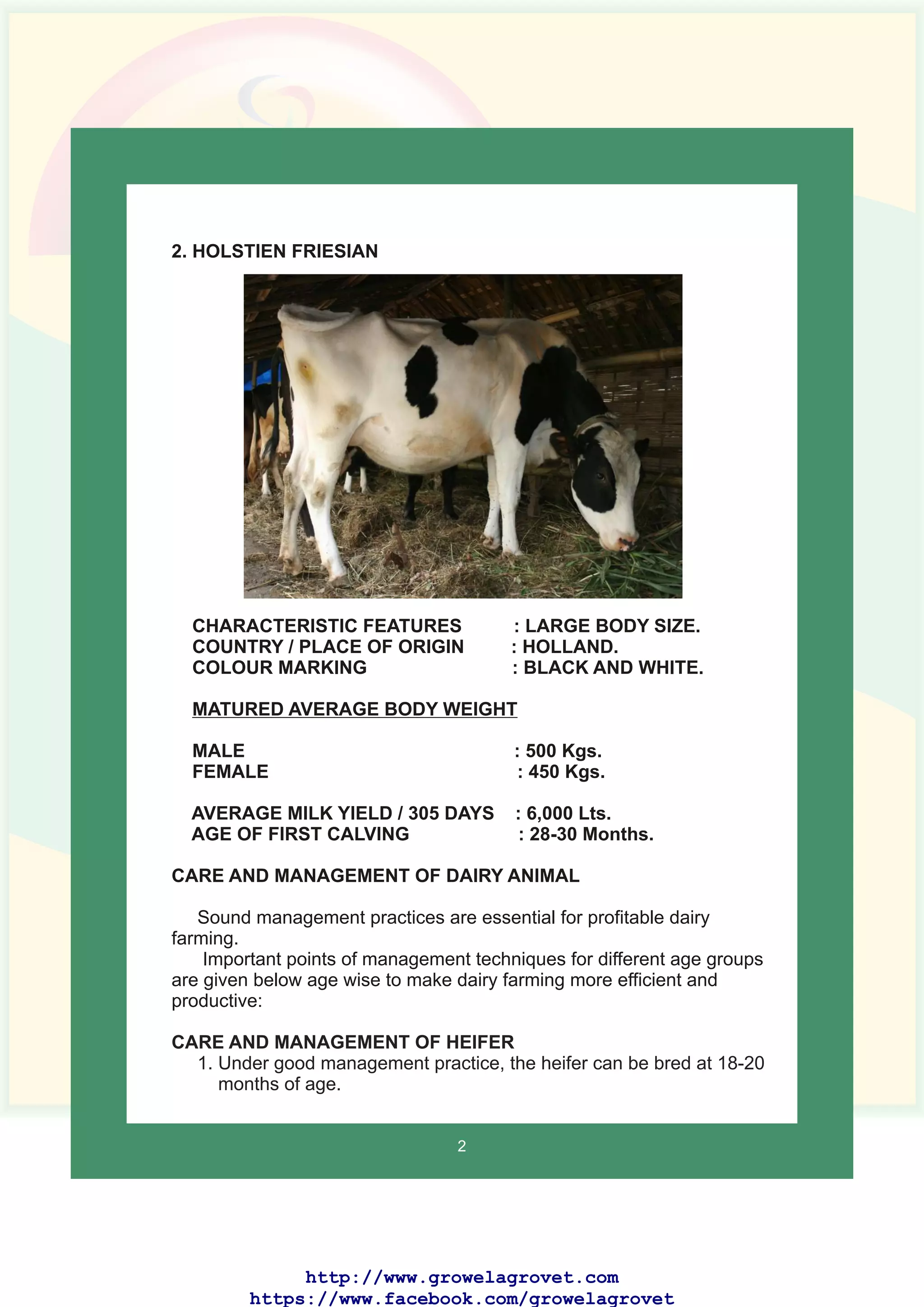 Dairy Farming Guide | PDF