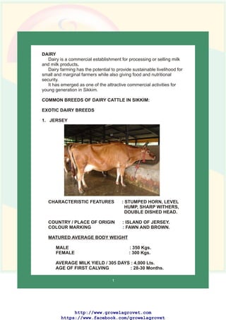 Dairy Farming Guide | PDF
