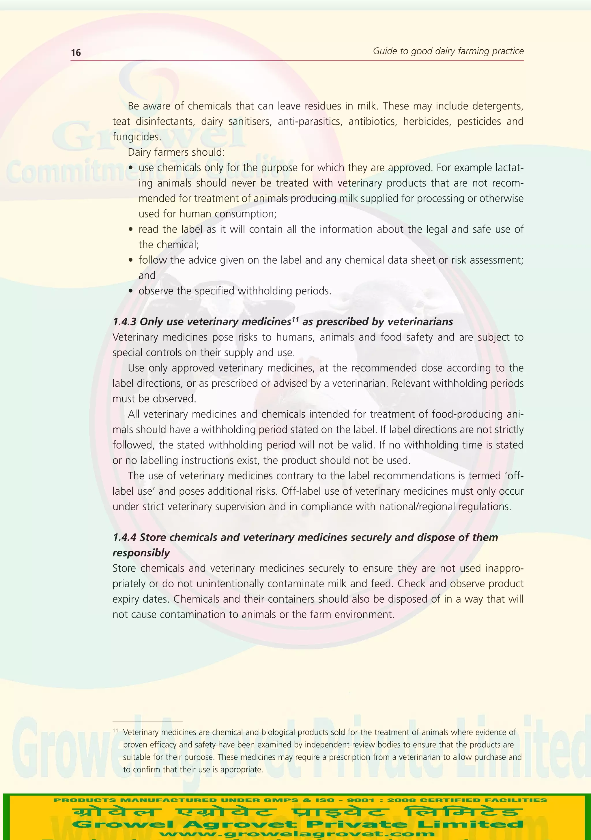 Dairy Farming Practice Guide | PDF