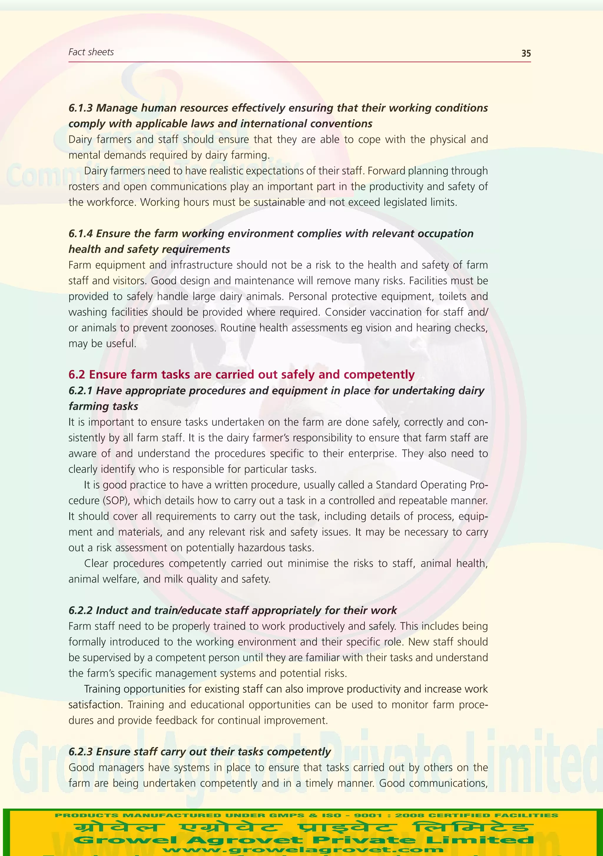 Dairy Farming Practice Guide | PDF