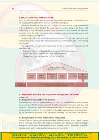 Dairy Farming Practice Guide | PDF