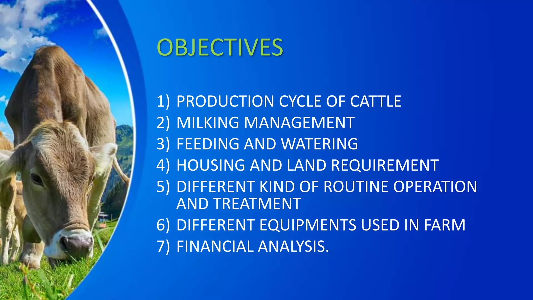Dairy farm management | PPTX