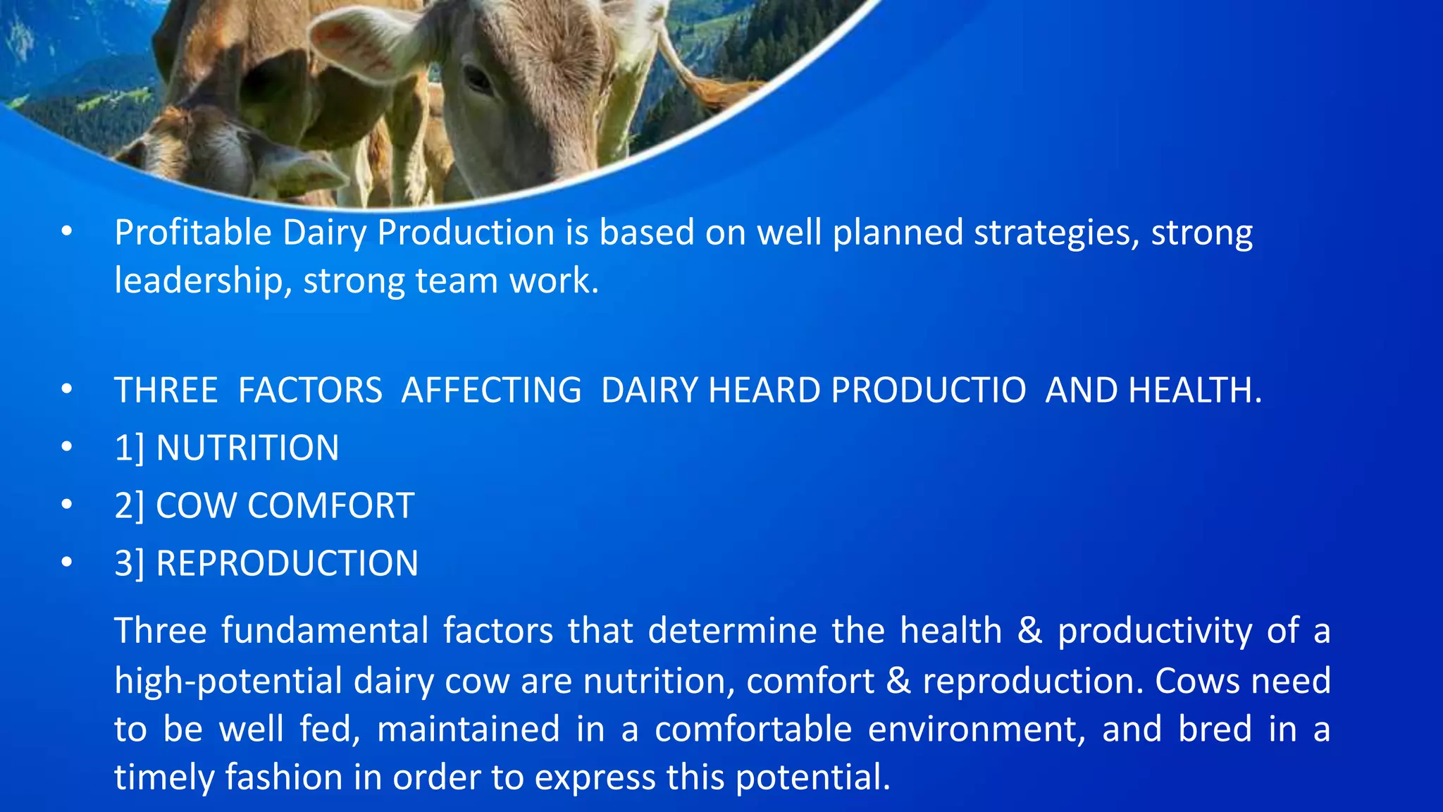 Dairy farm management | PPTX