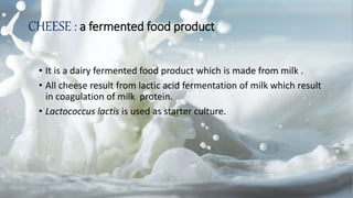 Dairy fermented products | PPTX