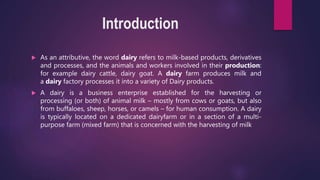 Dairy industry | PPTX