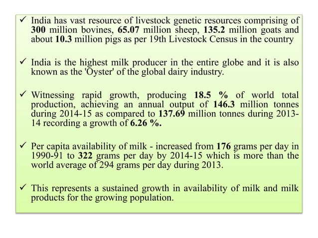 Scope and Prospect of Dairy farming in North East India | PPTX ...