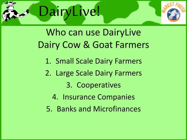 Dairylive presentation dairy farm management software | PPT