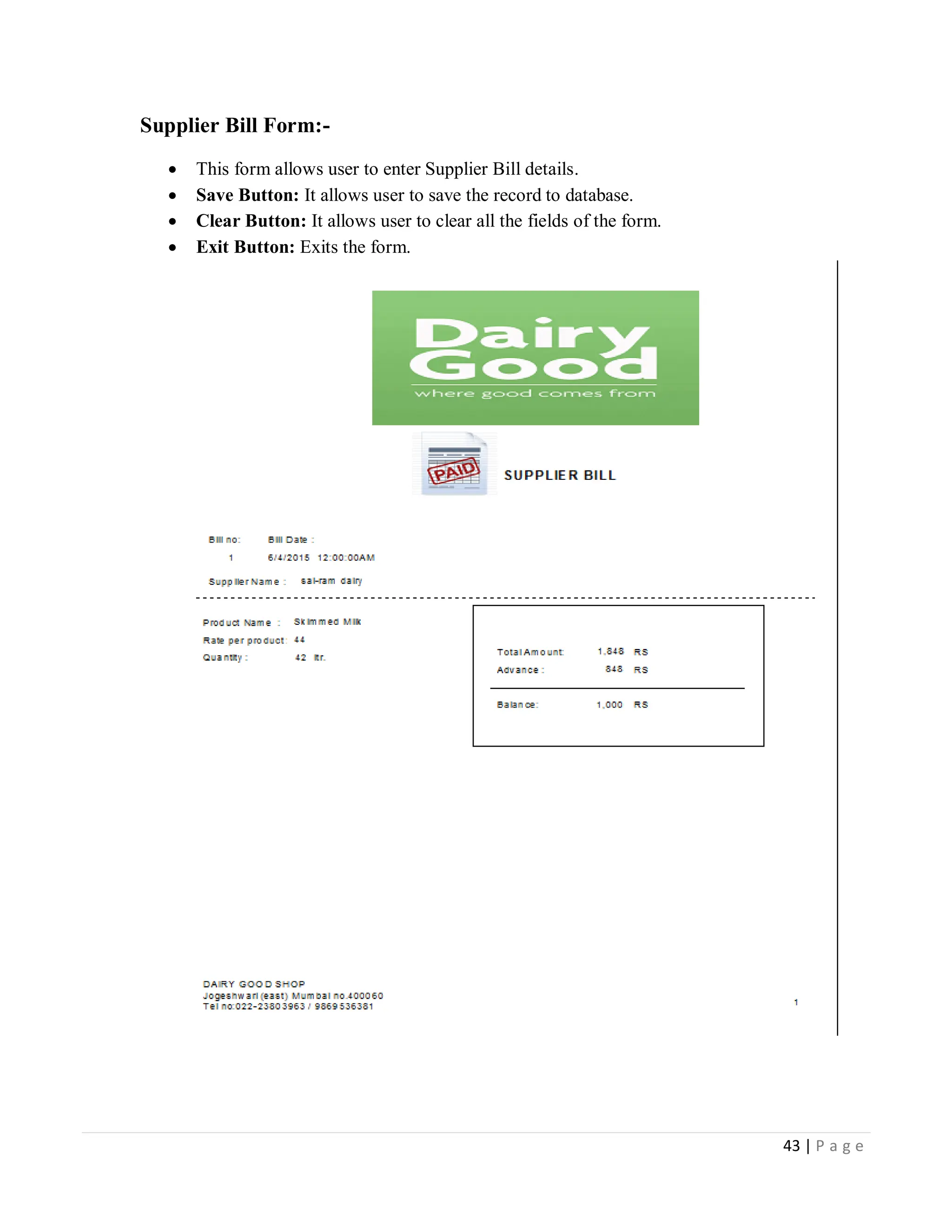 Dairy management system project report..pdf