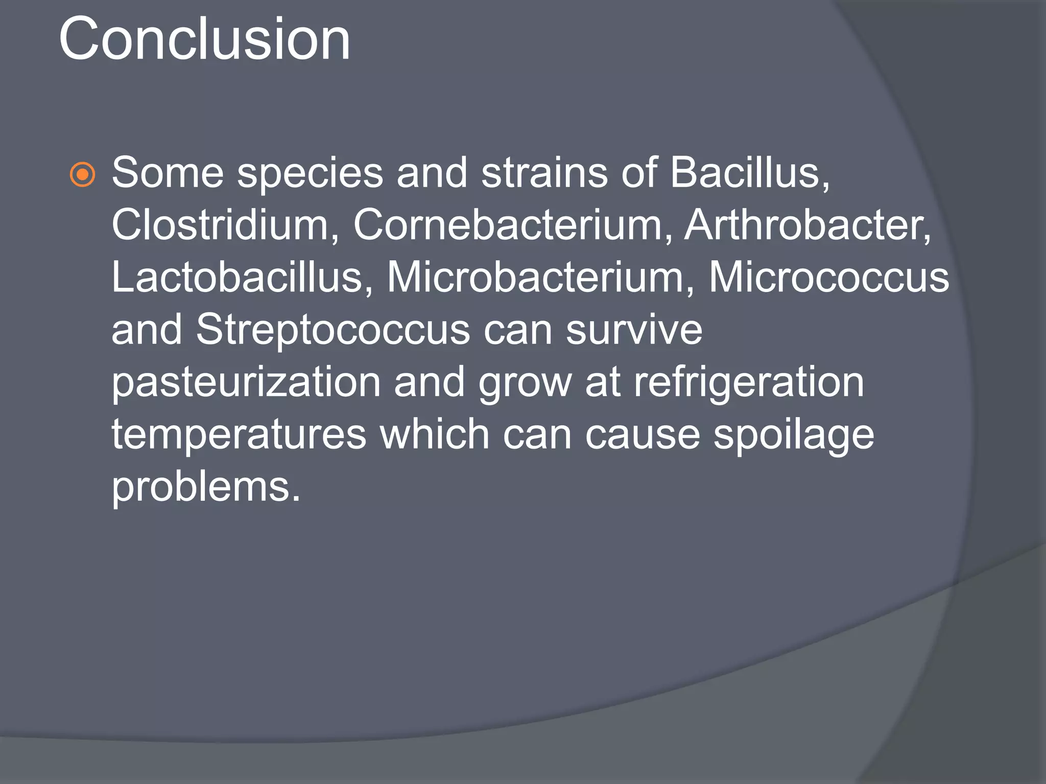 Study of Microorganism in Milk(Dairy microbiology) | PPTX