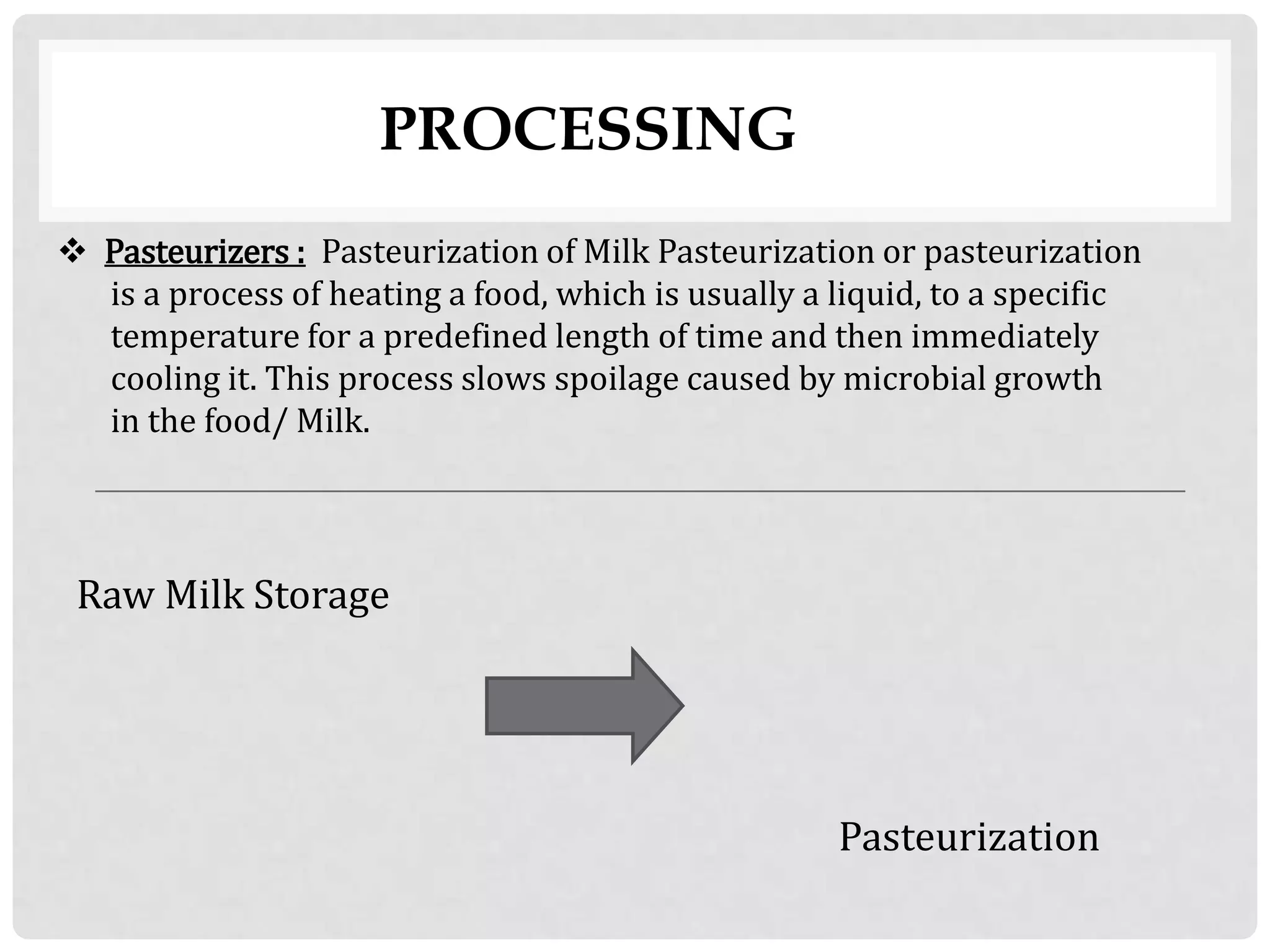 Dairy, milk processing plant, automated dairy plant | PPTX