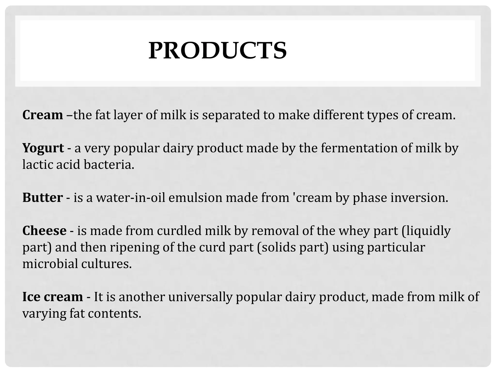 Dairy, milk processing plant, automated dairy plant | PPTX