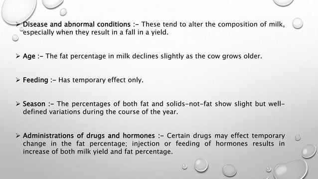 composition of milk and its nutritive value | PPTX | Chemistry | Science
