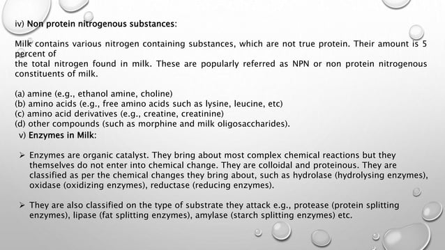 composition of milk and its nutritive value | PPTX | Chemistry | Science