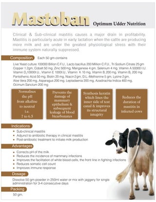 Dairy nutrition management | PDF