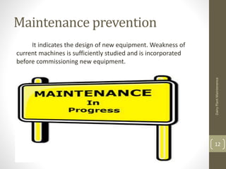 Dairy palnt maintenence | PPTX