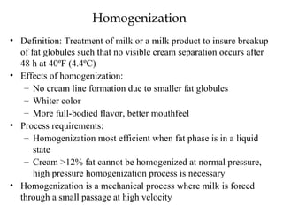 Dairy processing copied | PPT