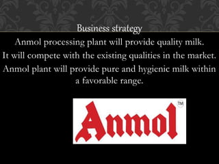 Dairy processing plant | PPTX
