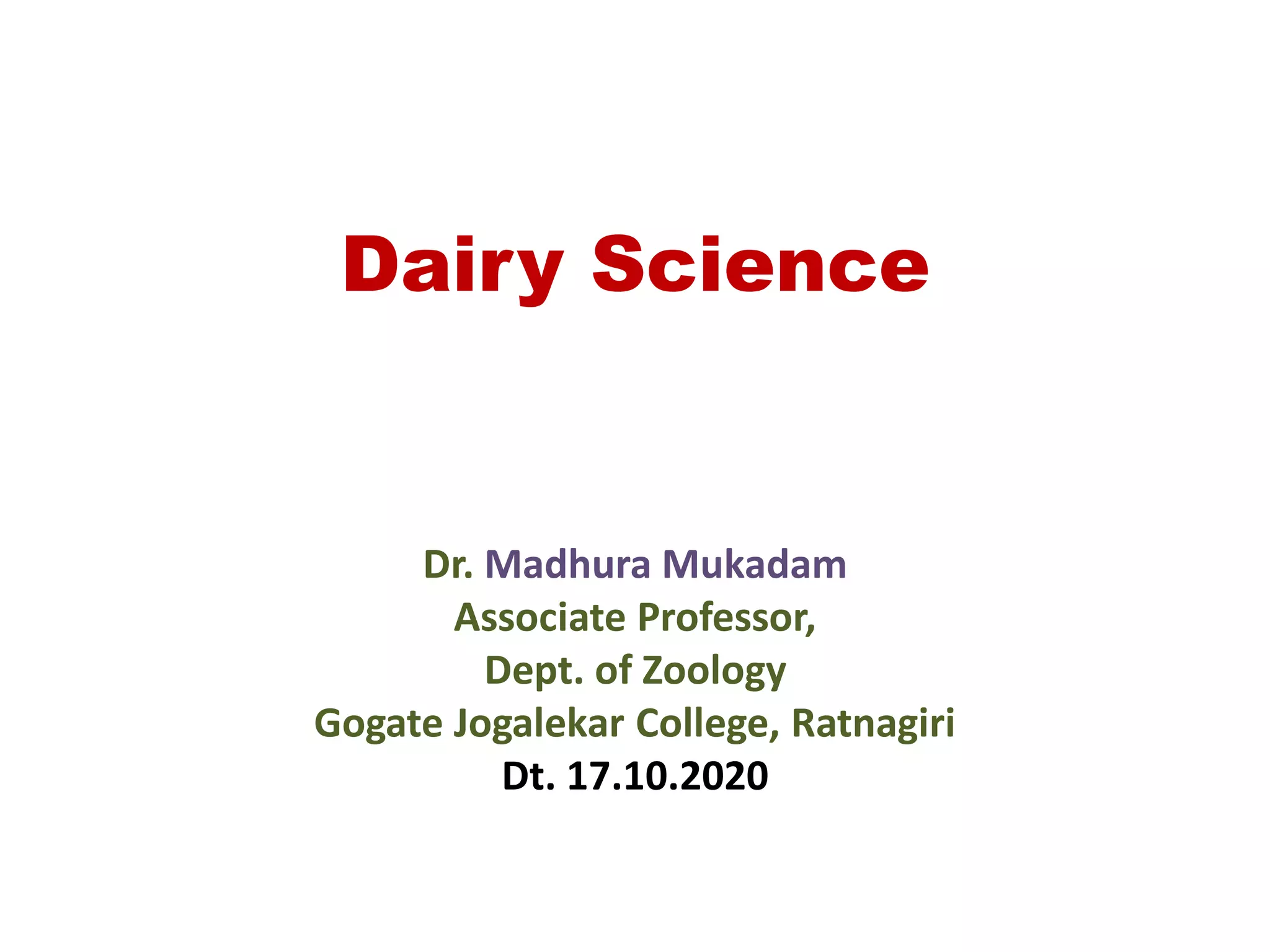 Dairy science.pptx