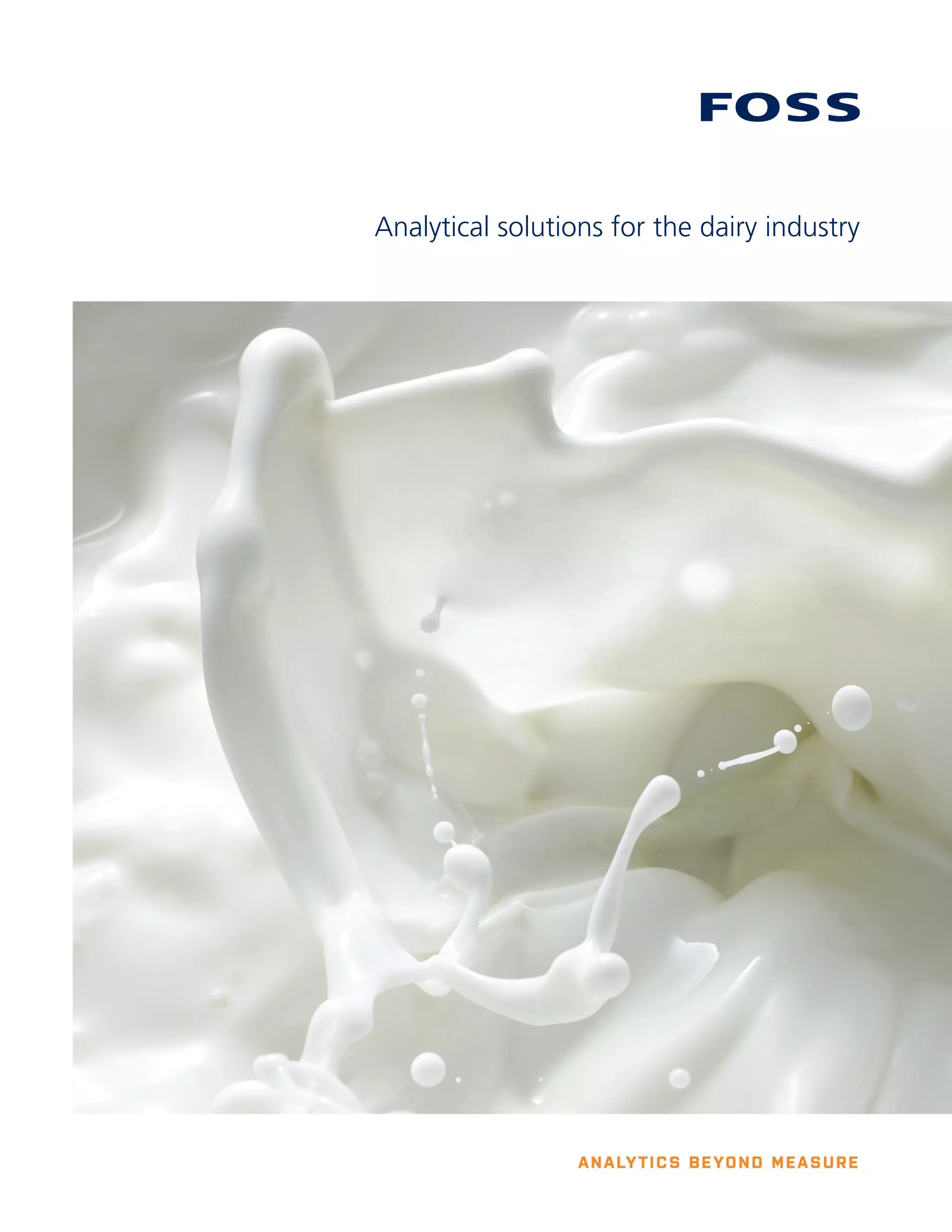 FOSS Dairy Analysis Solutions | PDF