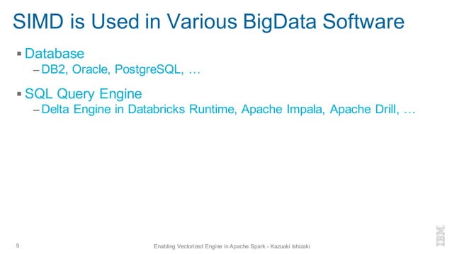 Enabling Vectorized Engine in Apache Spark | PPT