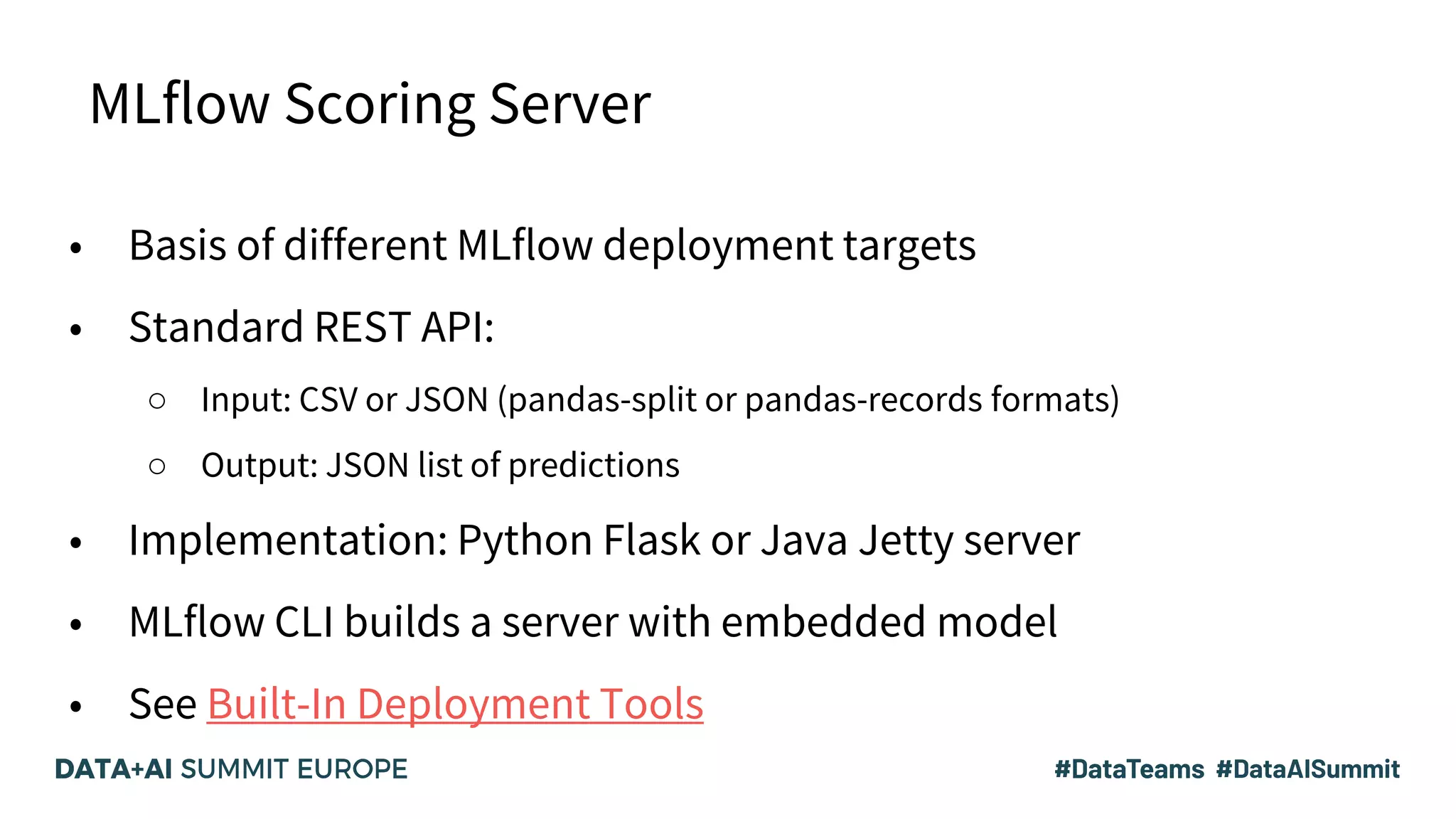 DAIS Europe Nov. 2020 presentation on MLflow Model Serving | PPTX