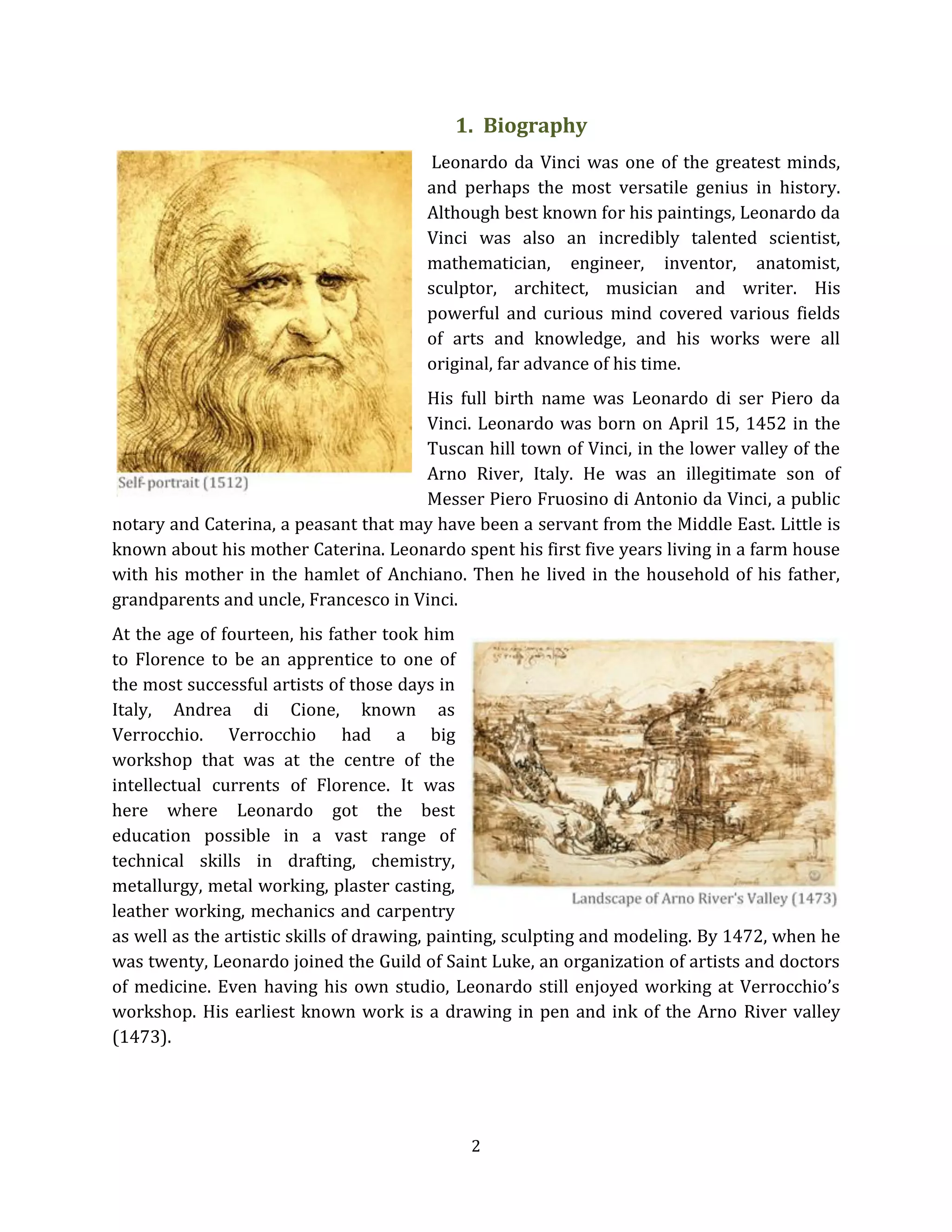 Esoteric Profile - Leonardo da Vinci | PDF