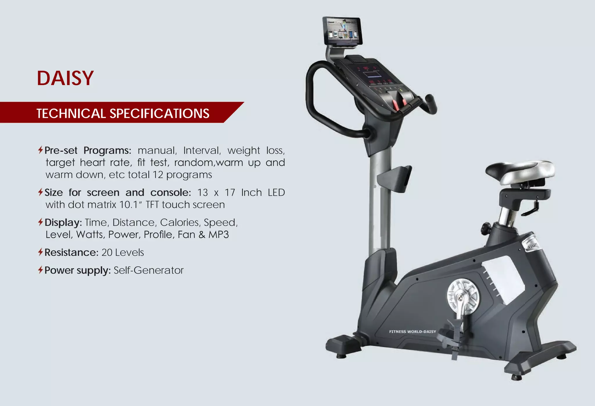 Daisy upright-bike | PPT
