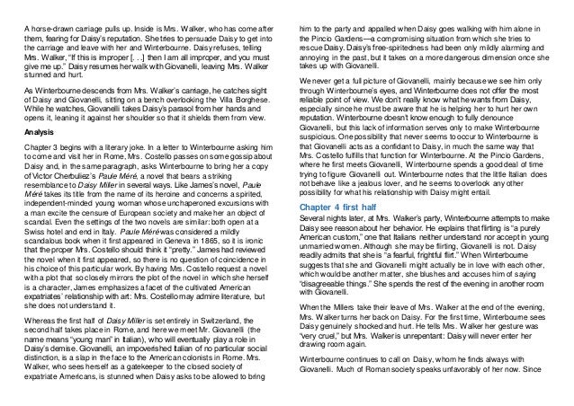 Daisy Miller Study Note- Henry James pdf | DOCX