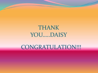 Daisy powerpoint | PPTX