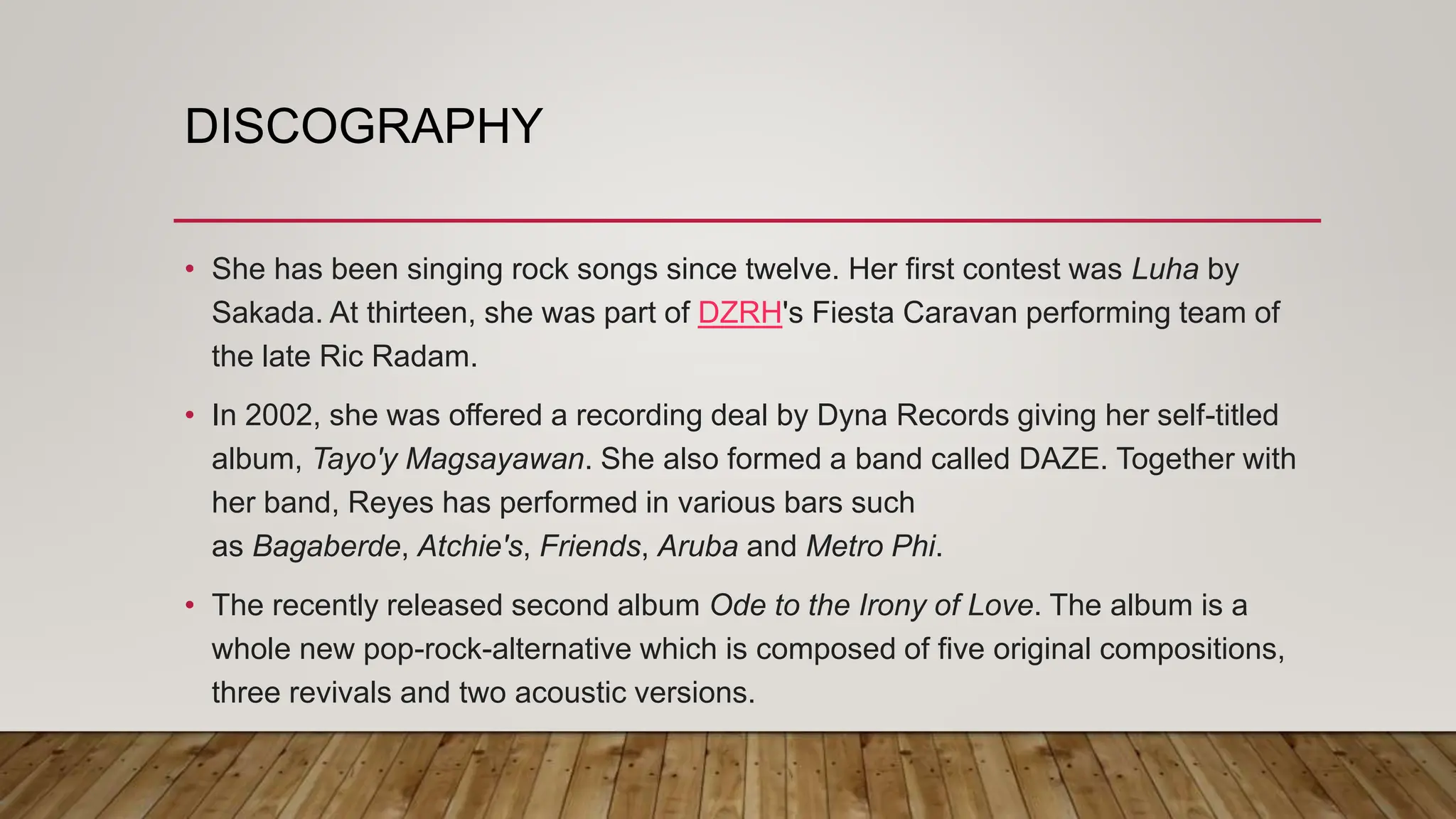 Daisy Reyes Biography, Early life, Career, Filmography.pptx