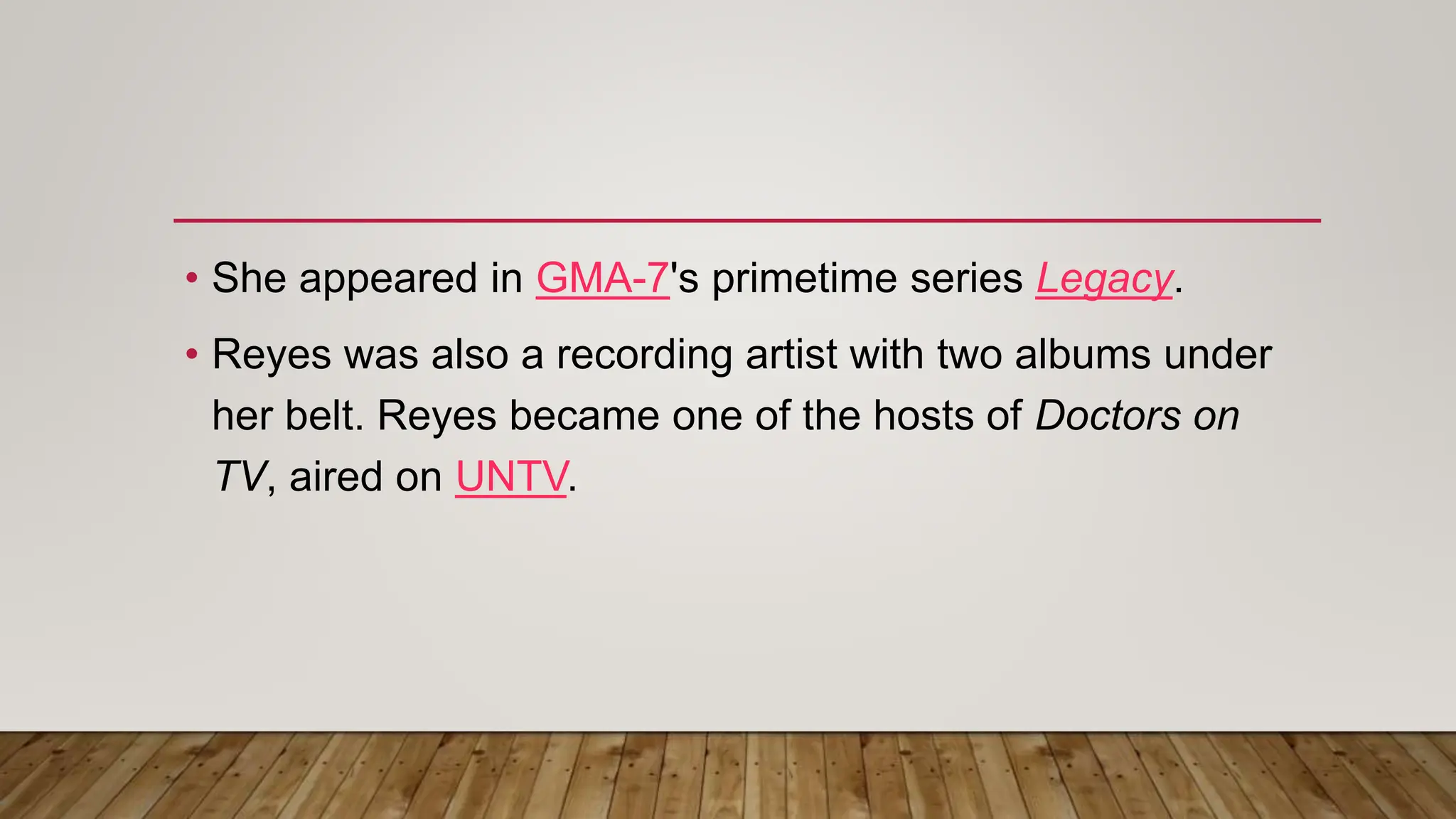 Daisy Reyes Biography, Early life, Career, Filmography.pptx