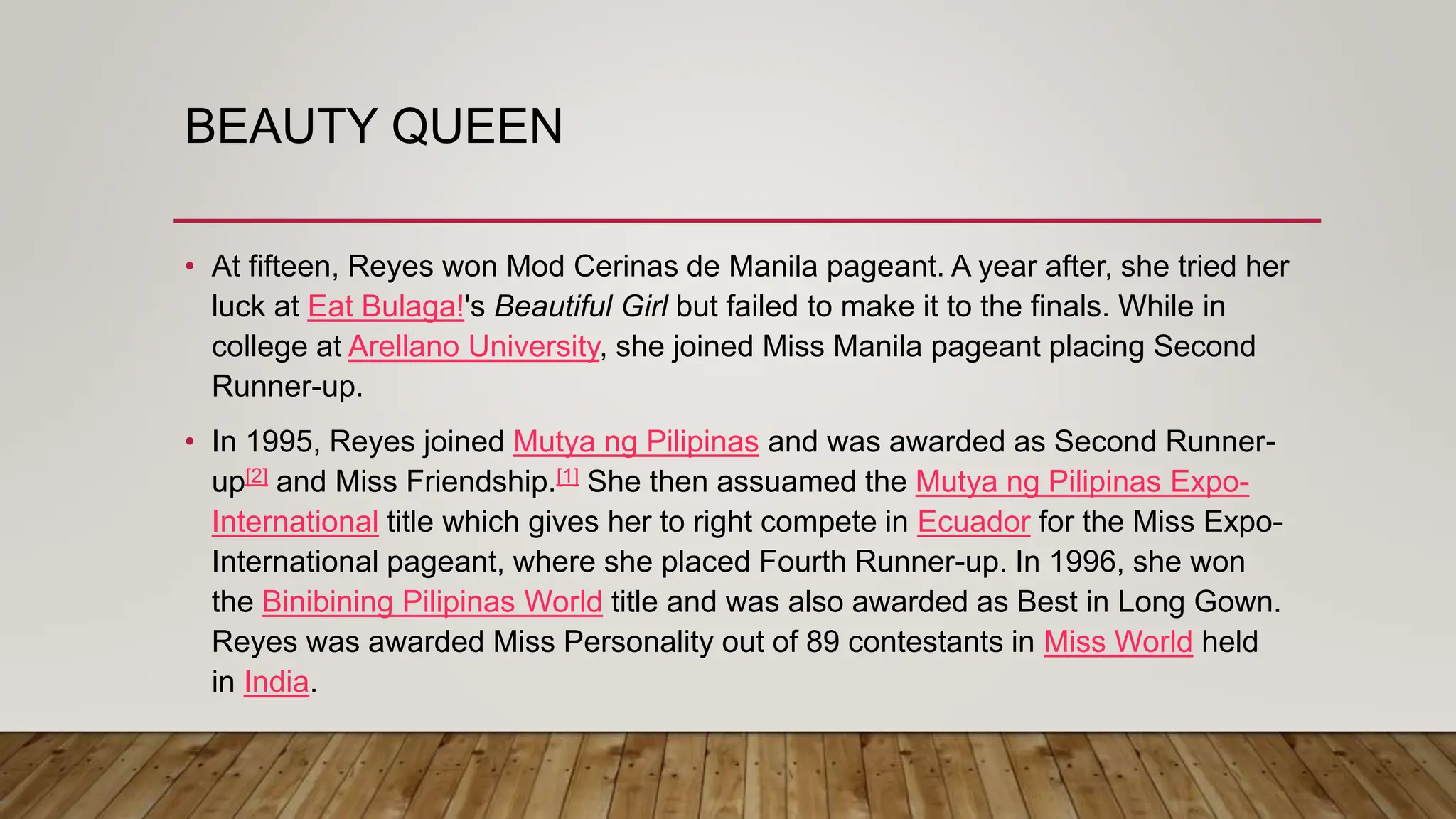 Daisy Reyes Biography, Early life, Career, Filmography.pptx