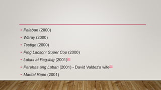 Daisy Reyes Biography, Early life, Career, Filmography.pptx