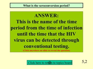 HIV/AIDS jeopardy game | PPT
